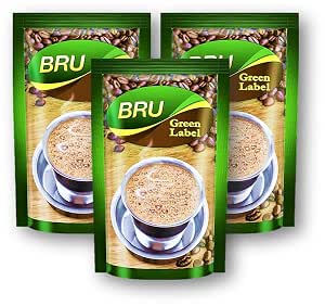 Bru Green Label Coffee 200g (Pack of 3) Unique : Amazon.in: Grocery ...
