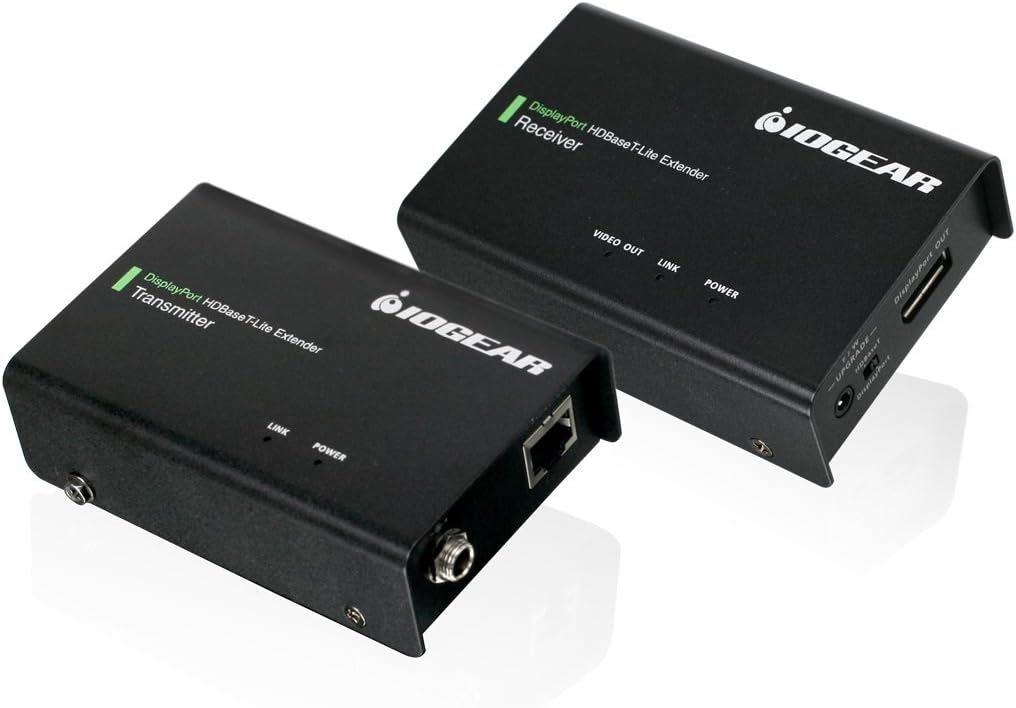 Amazon.com: IOGEAR DisplayPort Extender Over Cat5e/6-4K (UHD) - Up to ...