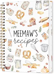 Amazon.com : nvucamd Meemaw Gifts Recipe Spiral Notebook, Meemaw ...
