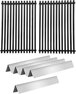Amazon.com : GasSaf 17.4 Inch Grill Grates 7525, 22.5 Flavorizer Bars ...