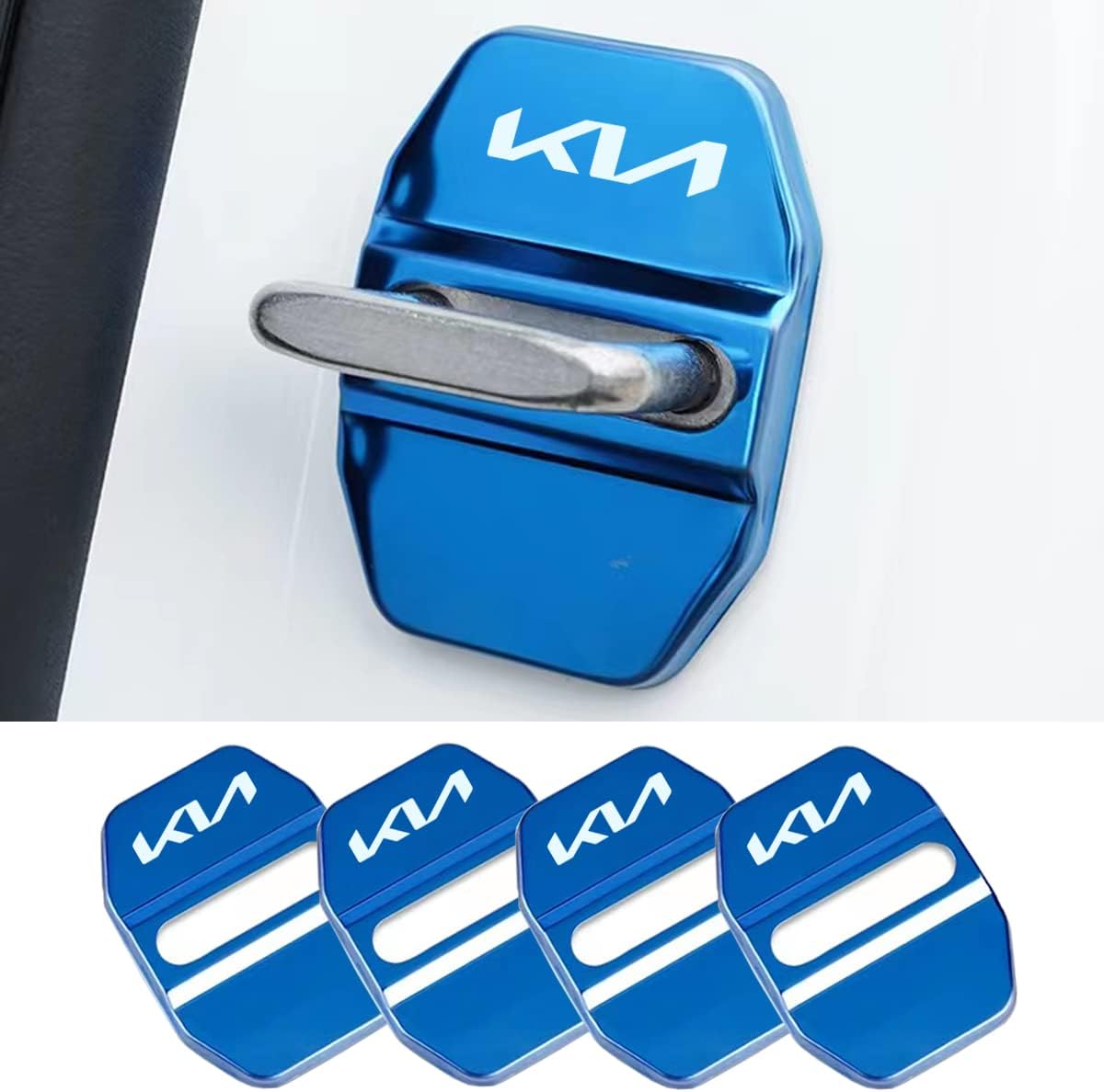 WENDISH Stainless Steel Car Door Lock Latches Cover Protector ...