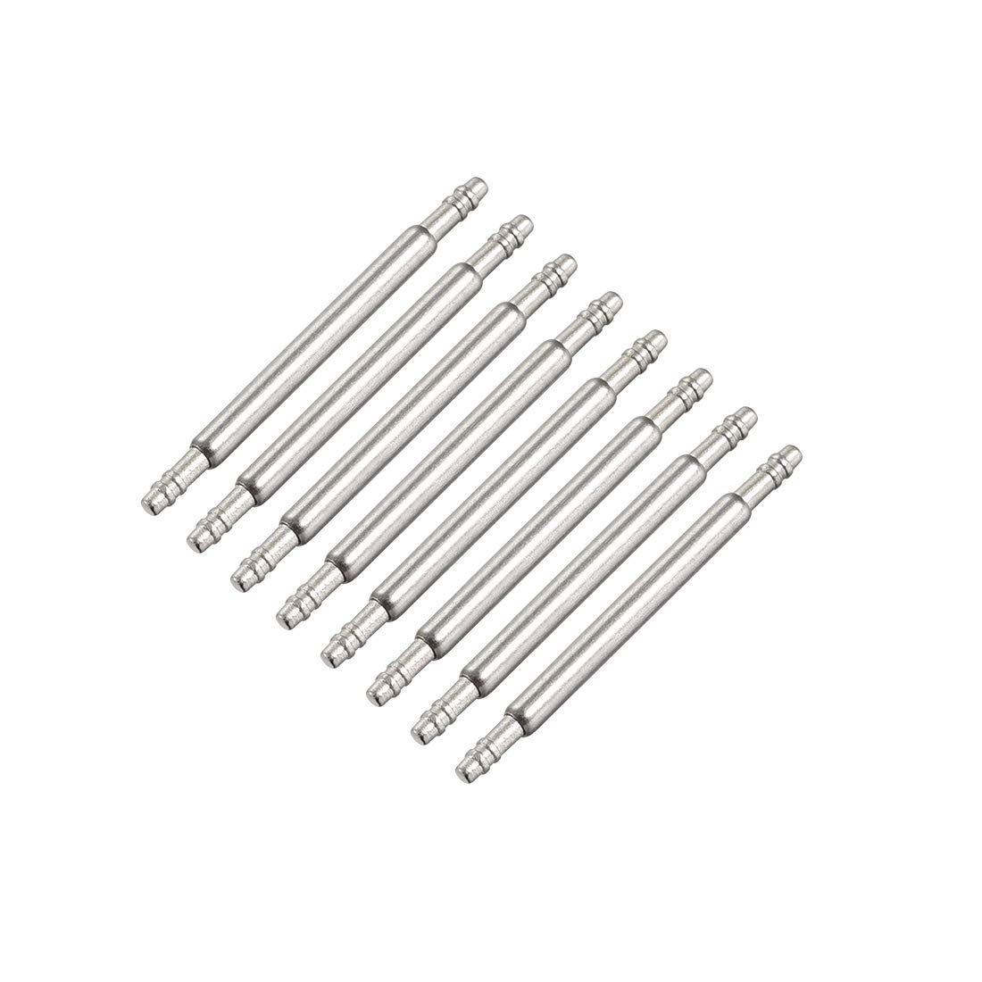 Amazon.com: uxcell Spring Bar Pins - 17mm x 1.5mm x 0.8mm Double Fringe ...