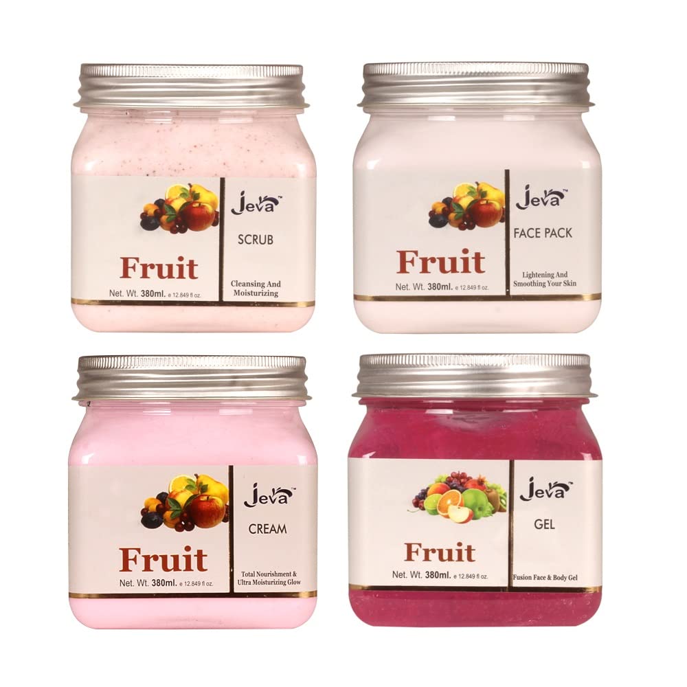 Jeva Fruit eco facial kit 380gm x 4pc : Amazon.in: Beauty
