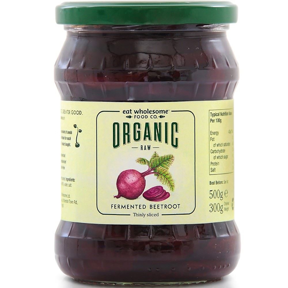 Organic Raw Fermented Sliced Beetroot 500g : Amazon.co.uk: Grocery