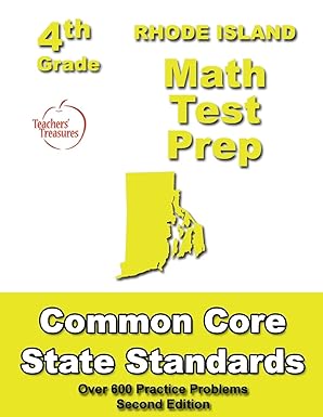Amazon | Rhode Island 4th Grade Math Test Prep: Common Core Learning ...