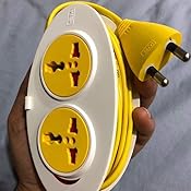 GM G-On Mini 2 Pin 2.5-Metre Extension Cord(Color May Vary) : Amazon.in ...