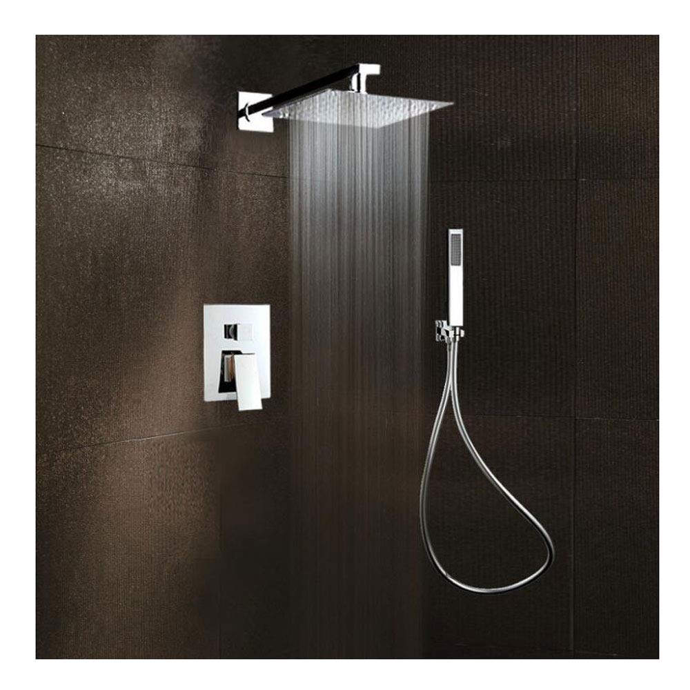 Buy WSZLSD Shower Systems In-wall Concealed Shower Set Hotel Embedded ...