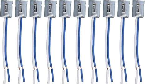 10 Pcs Bulb Socket, DC 12V 1157 Lamp Bulb Car Wiring Socket Connector ...