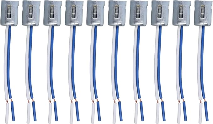 10 Pcs Bulb Socket, DC 12V 1157 Lamp Bulb Car Wiring Socket Connector ...