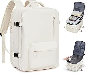 Amazon.com | coofay Vacuum Backpack Travel with Pump Travel Backpack ...