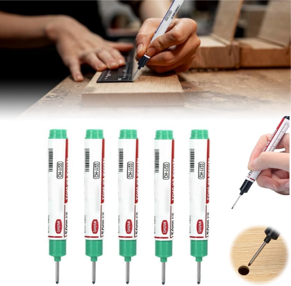 Amazon.com: 2024 Upgrade Long Head Deep Hole Marker,Permanent Markers ...