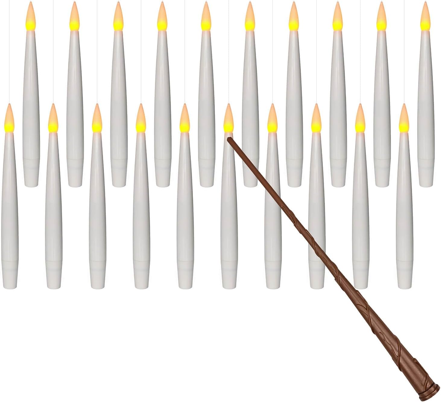 Amazon.com: Homemory Hanging Floating Candles with Wand Remote and ...