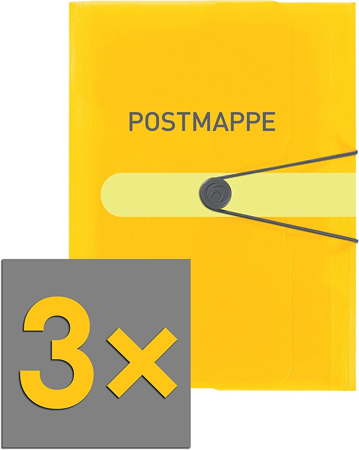 Herlitz Post Einschlagmappe (3 Mappen, Polypropylen): Amazon.de ...