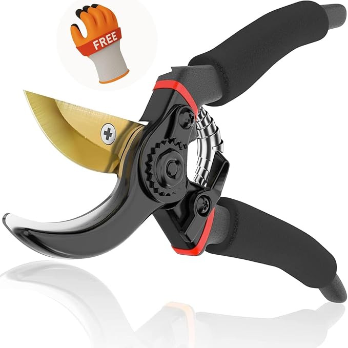 ROBUX Plant Cutter Pruning Shears Heavy Duty Tree Cutter 8 Inch Trimmer ...