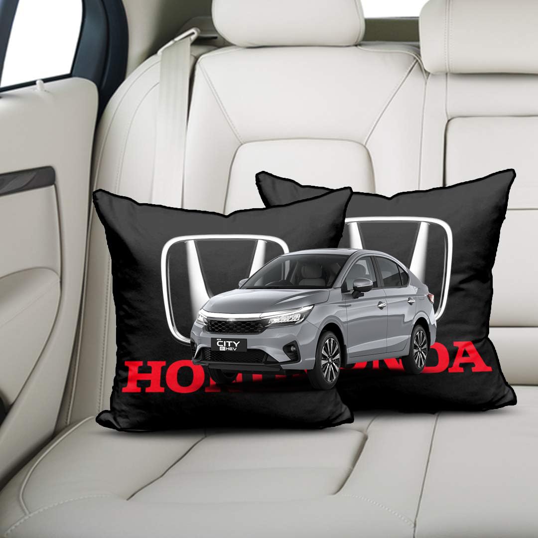 ANITA CORPORATION Car Company Logo Back Car Cushion Compatible with All ...