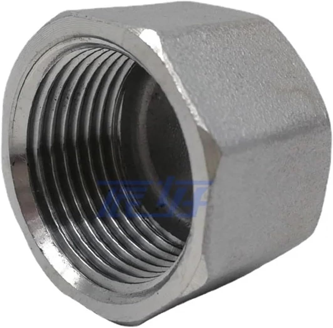 Amazon.com: 2-1/2" BSP Female Hex End Cap 304 316 Stainless Steel Steel ...