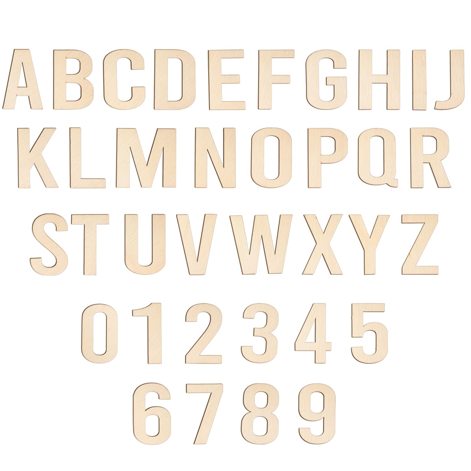 Snapklik.com : 108 Pcs Wooden Letters 5 Inch For Crafts, Small Wood ...