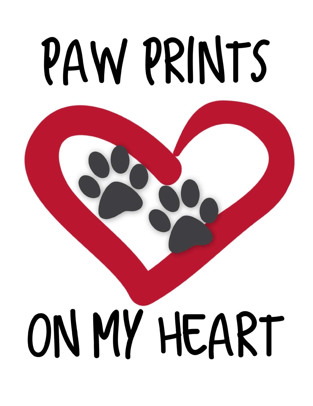Paw Prints on My Heart: Children's Storybook Journal to Process Grief ...