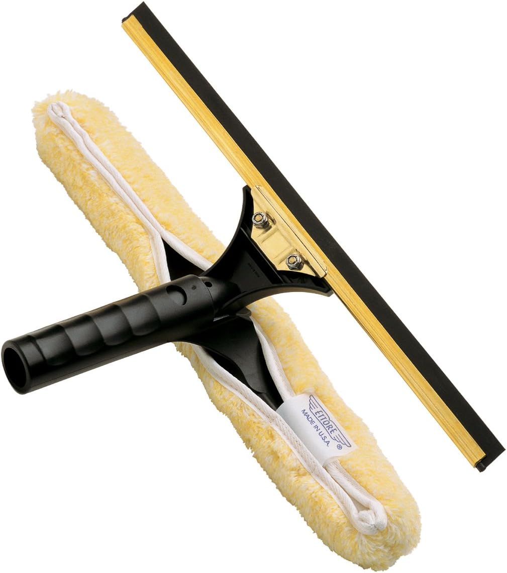 Amazon.com: Ettore 71180 Backflip Window Squeegee, 18 Inch, Gold, Black ...
