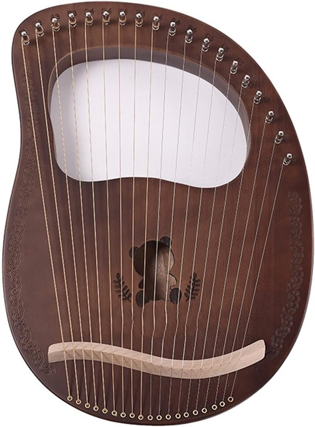 Amazon.com - Harps 16 Tone Lyre All Solid Wood Lyre Harp 16 Strings ...