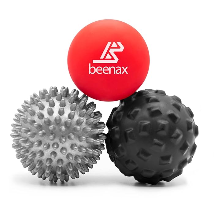 Buy Beenax Massage Ball (Set of 3) - Perfect for Deep Tissue, Muscle ...