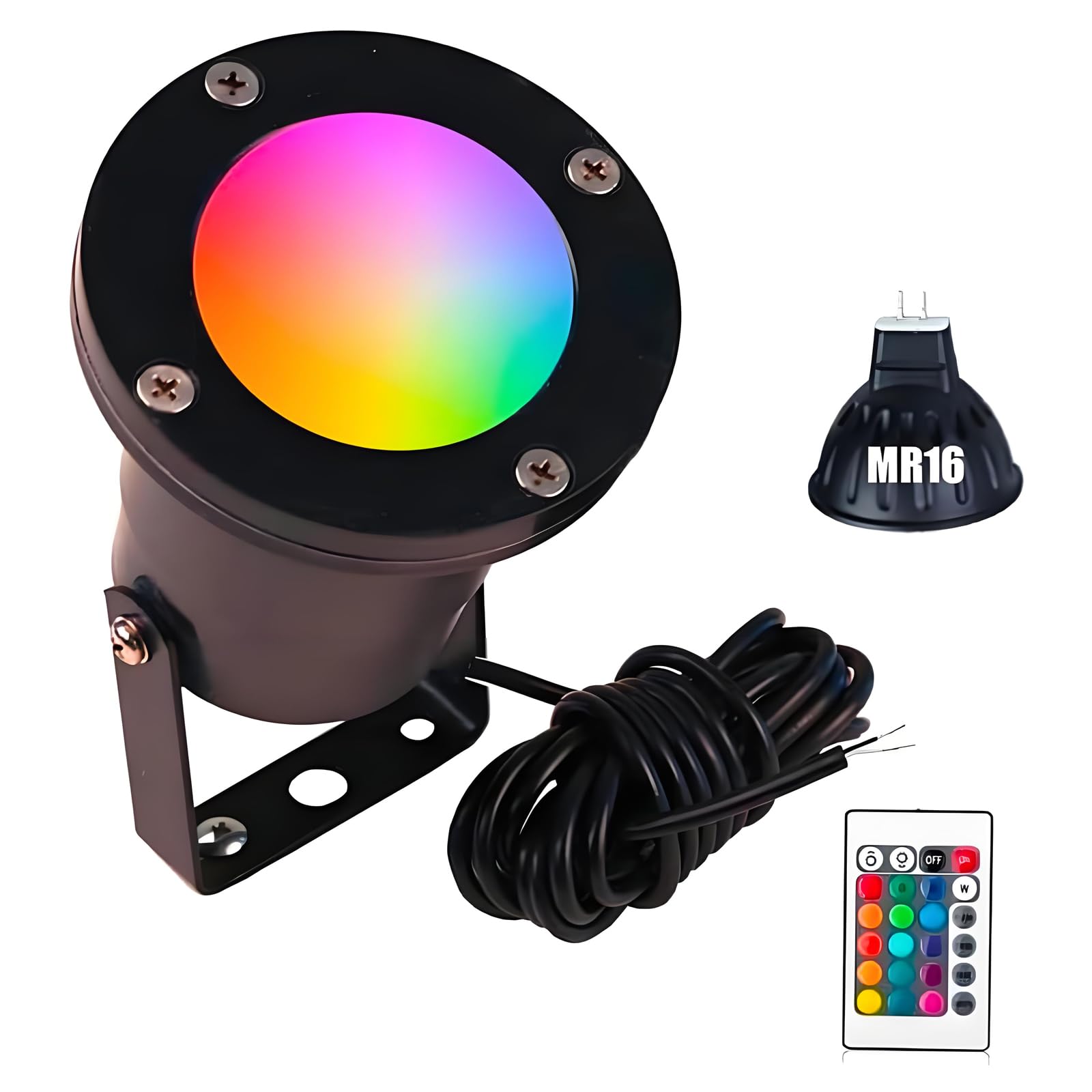 Amazon.com: Makergroup 12V RGB Pond Light Underwater, RGB+Warm White ...