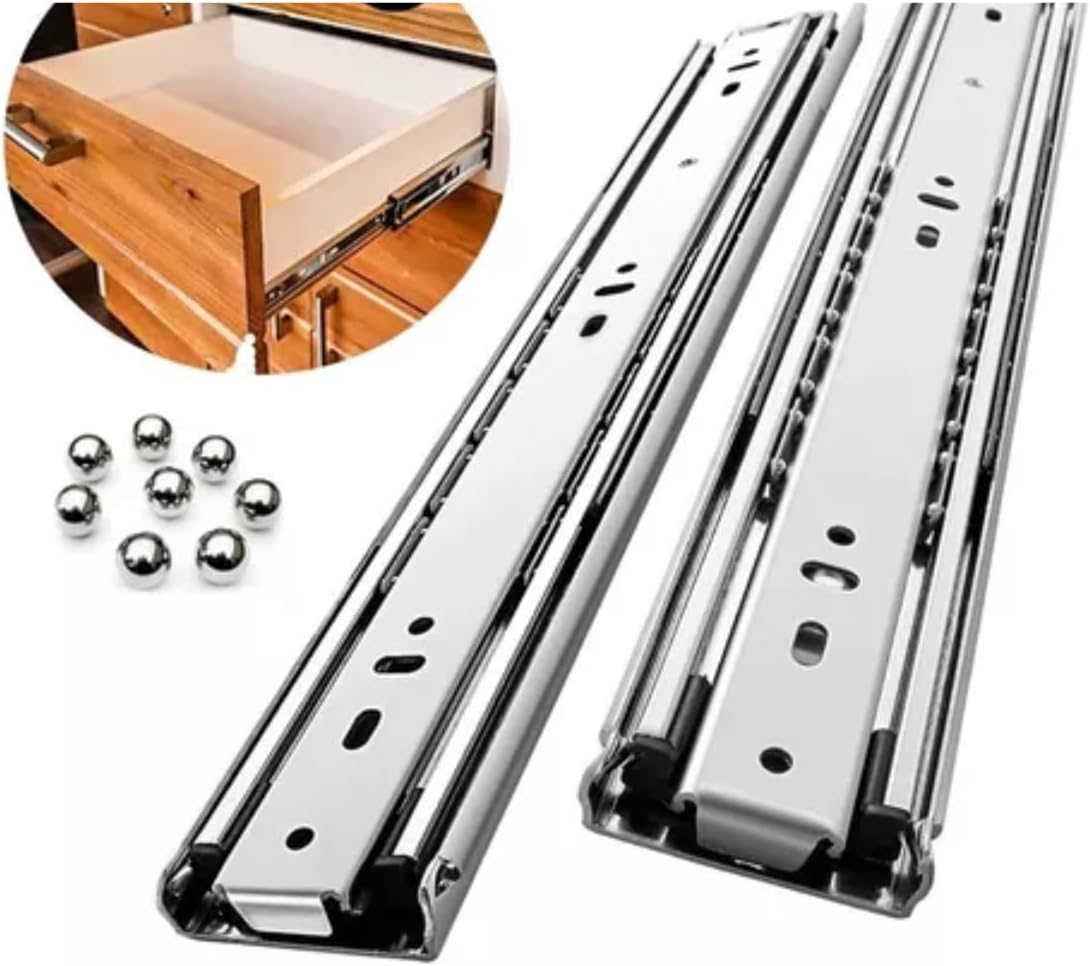 Rieles para Cajones Cierre Suave Pesados Correderas para Cajones 25-55 ...