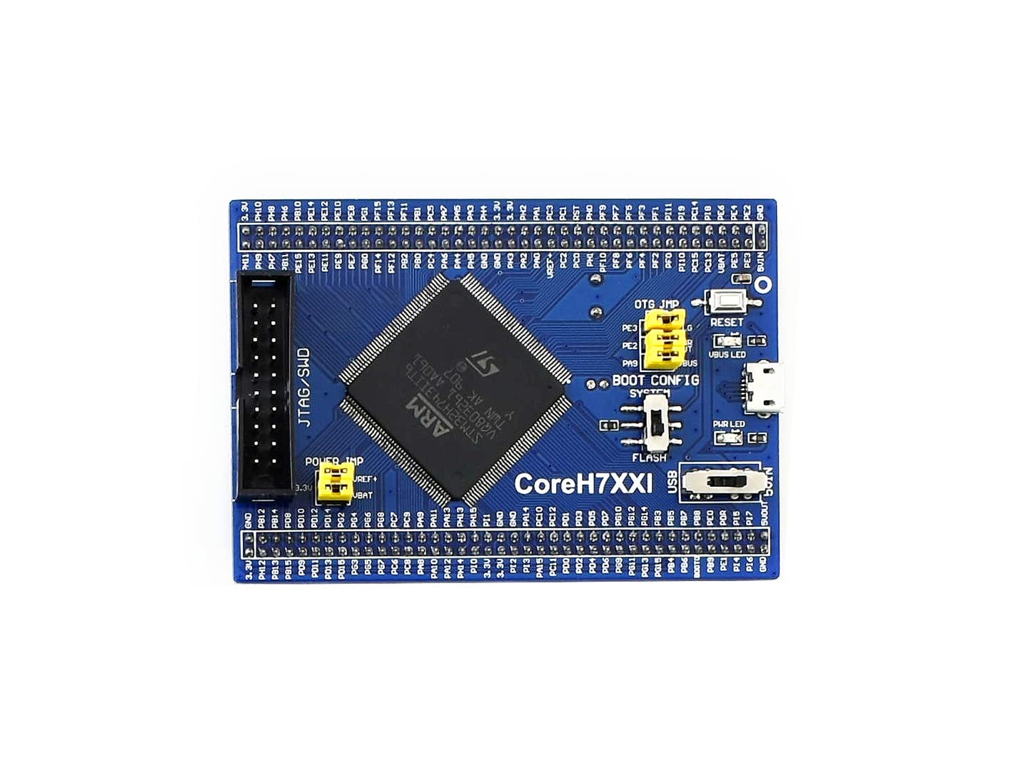 Buy Waveshare STM32 MCU Core Board for STM32H743IIT6 Support Further Expansion Full IO Expander ...