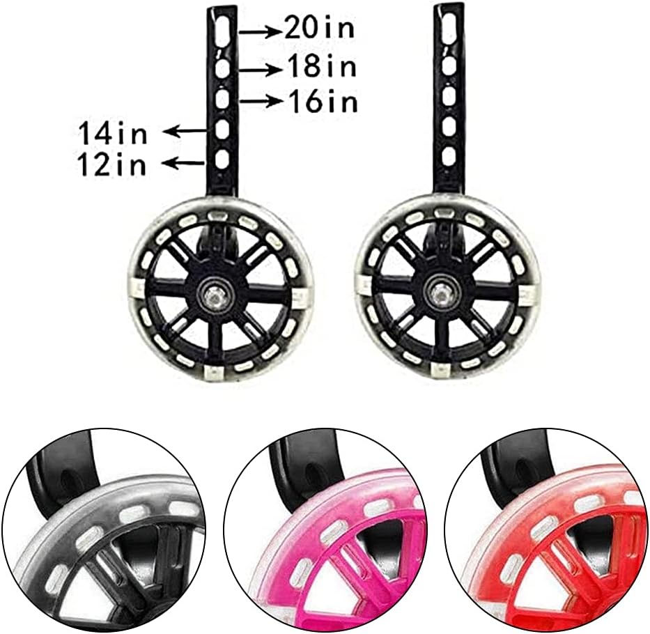 Fcslvy Bike Training Wheels, Bike Stabilizers Support Wheels ...