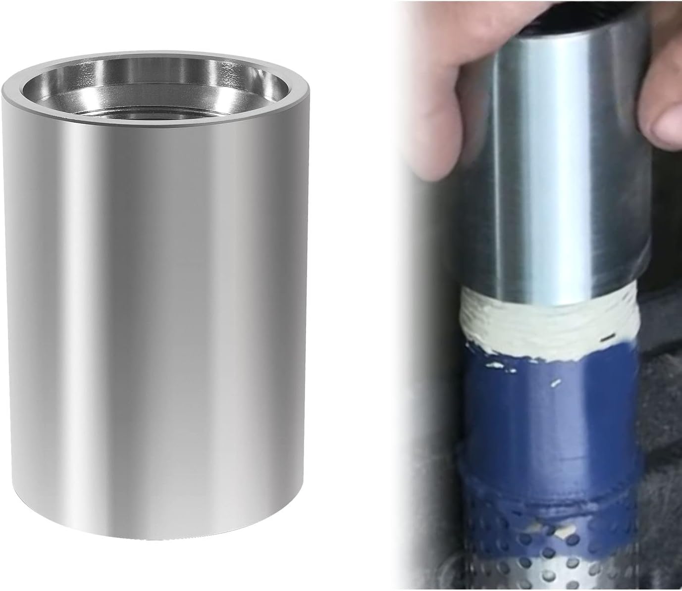 Amazon.com: 1-1/4" Galvanized Drive Coupling Connect the Well Pipe ...