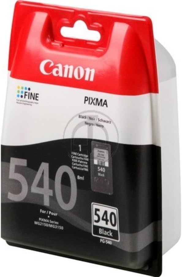 Canon Pg-540 Ink Cartridge - Black : Amazon.co.uk: Computers & Accessories