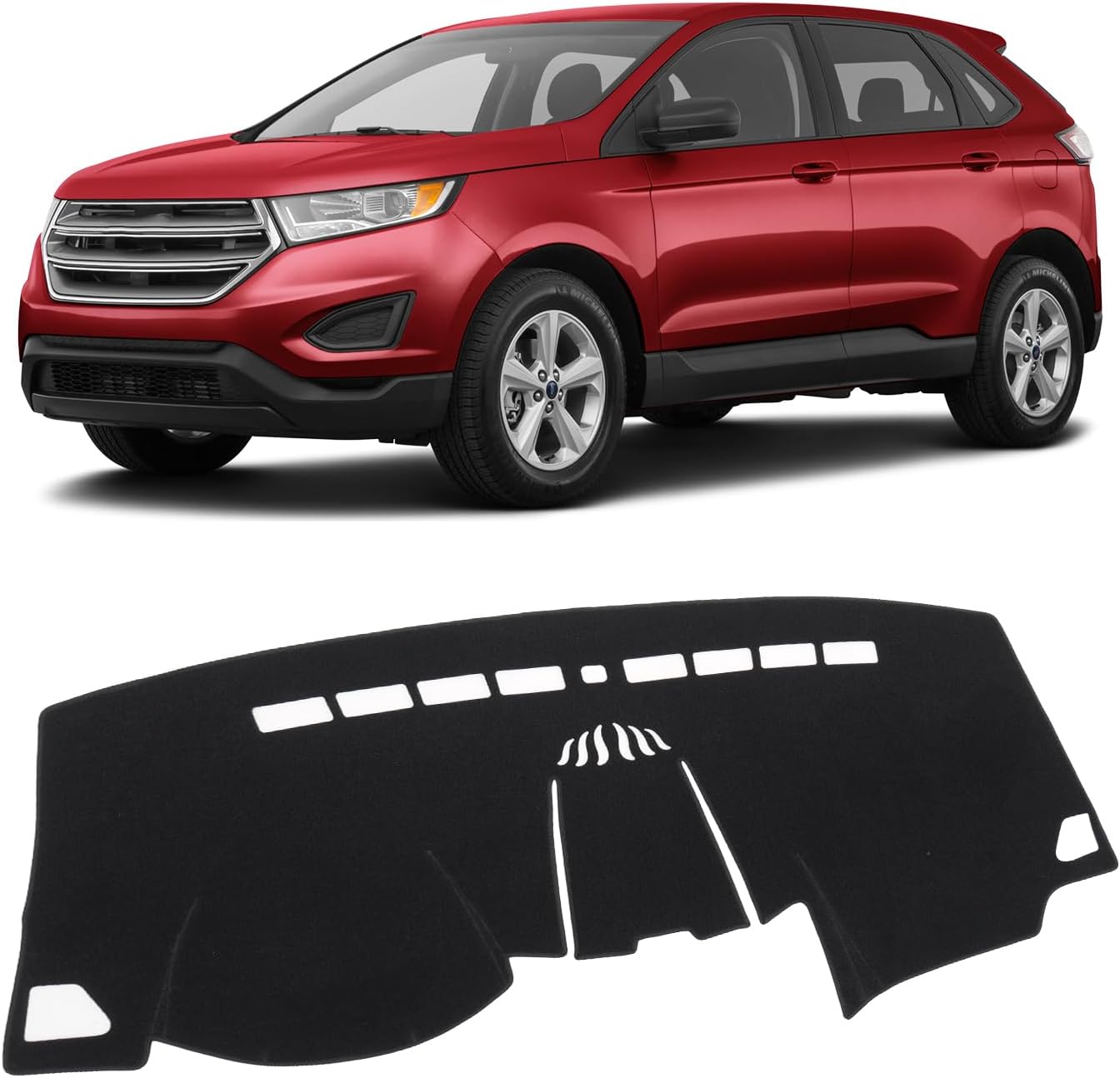 Amazon.com: KUST Car Dashboard Cover Mat for Ford Edge 2015-2024 Left ...