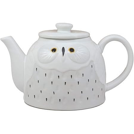 Amazon.com | Cosmos Gifts Ceramic Owl Teapot, 6-Inch: Teapots