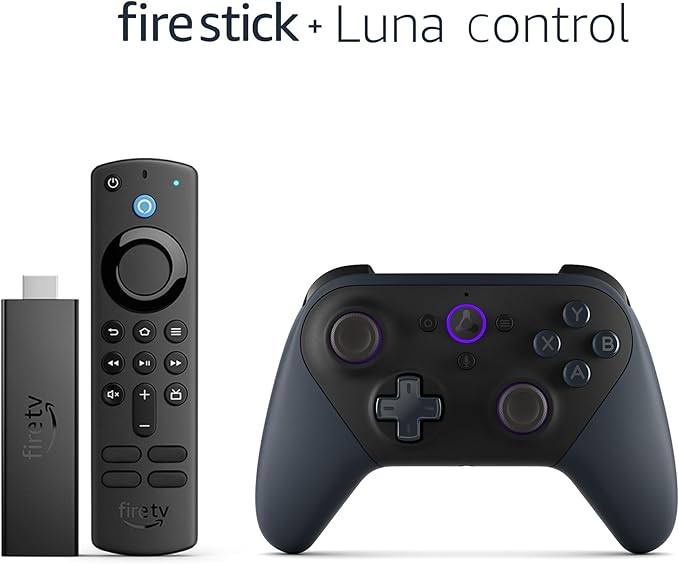 Amazon.com: Fire TV Gaming Bundle including Fire TV Stick and Luna ...
