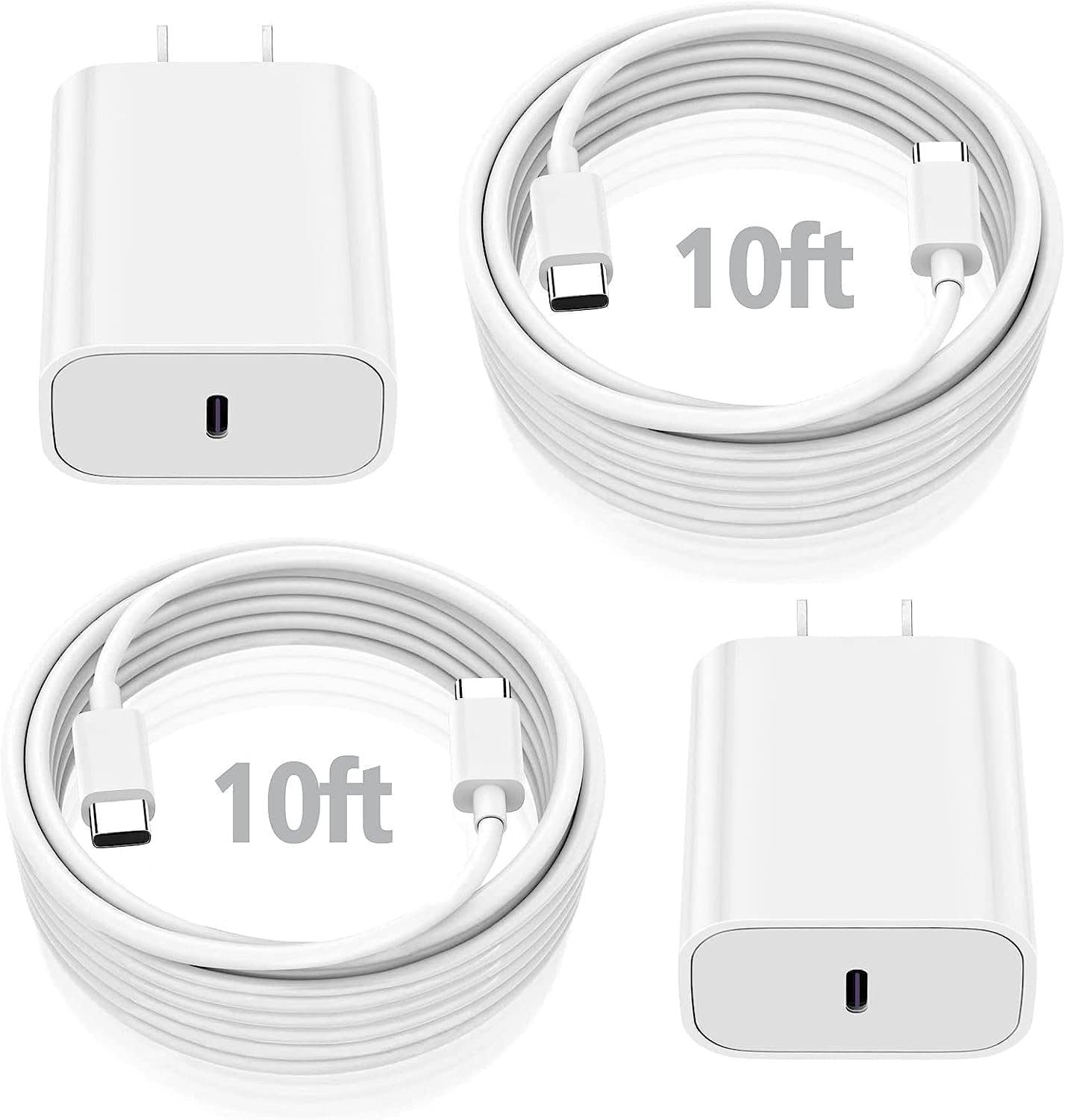 Amazon.com: 6FT 20W Fast Charger Adapter for AirPods 4 Gen 4 Generation ...