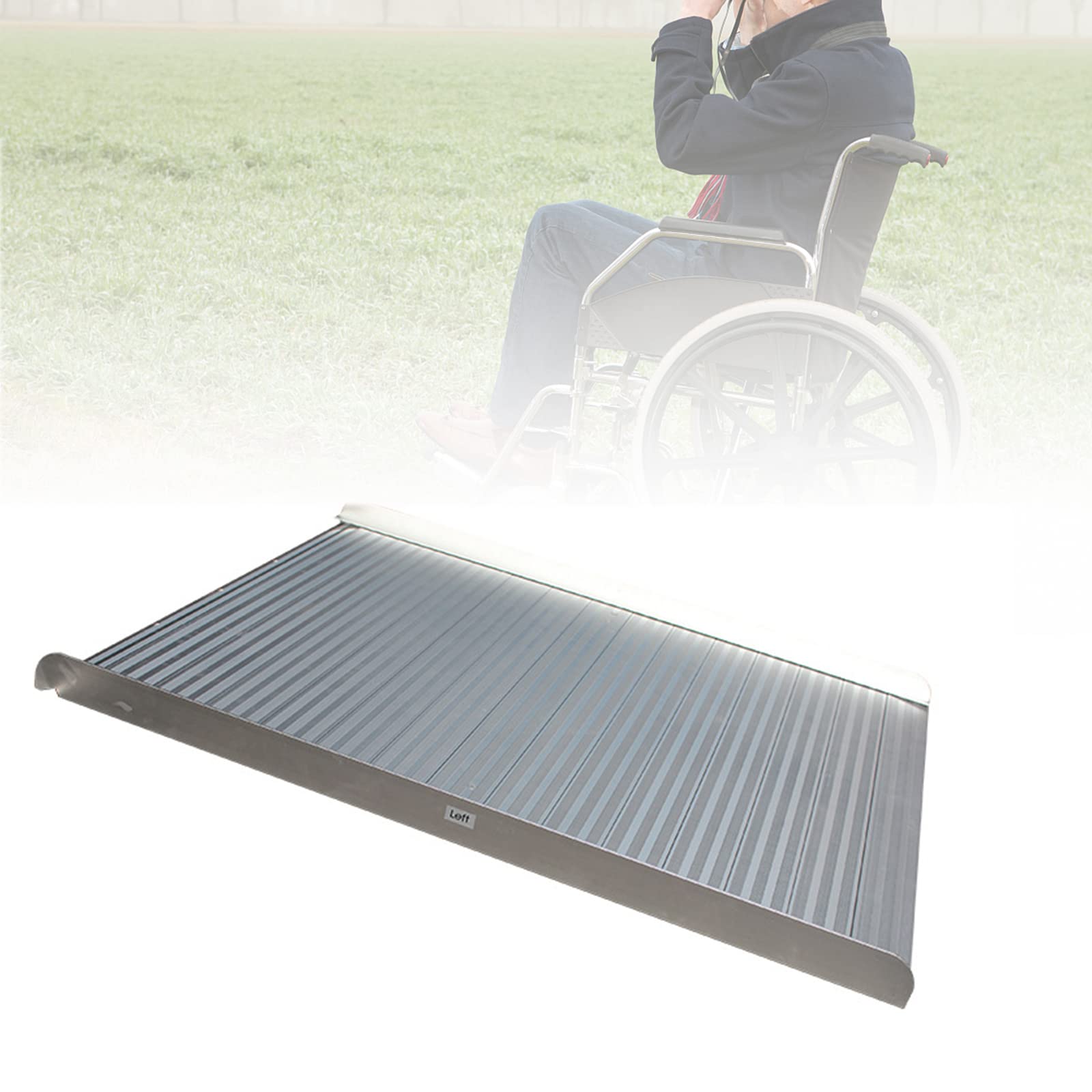 Buy ZZAMG Door Threshold Ramp, Detachable Rise Door Ramp, Aluminum ...