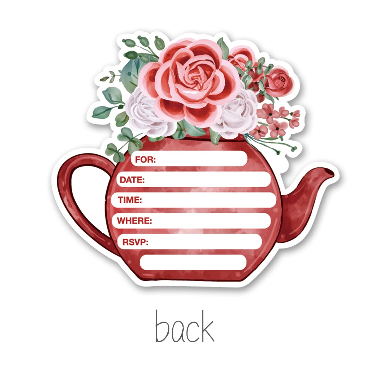 Teapot Invitation Template