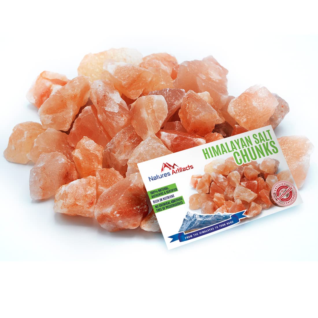 Amazon.com : Himalayan Pink Salt Chunks, 1” - 2" Chunks, 1 LBS ...