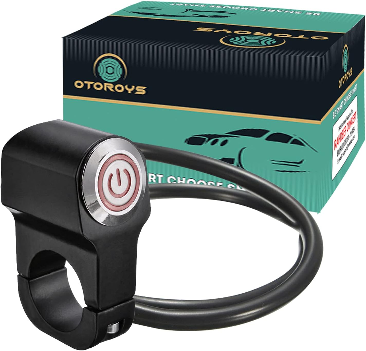 OTOROYS Aluminum Switch Control With Lighting Indicator 22mm Handlebar ...