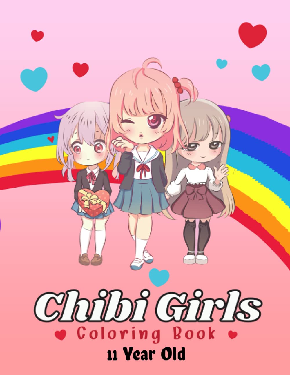 Buy Chibi Girls Coloring Book For Kids 11 Year Old: Kawaii Japanese ...