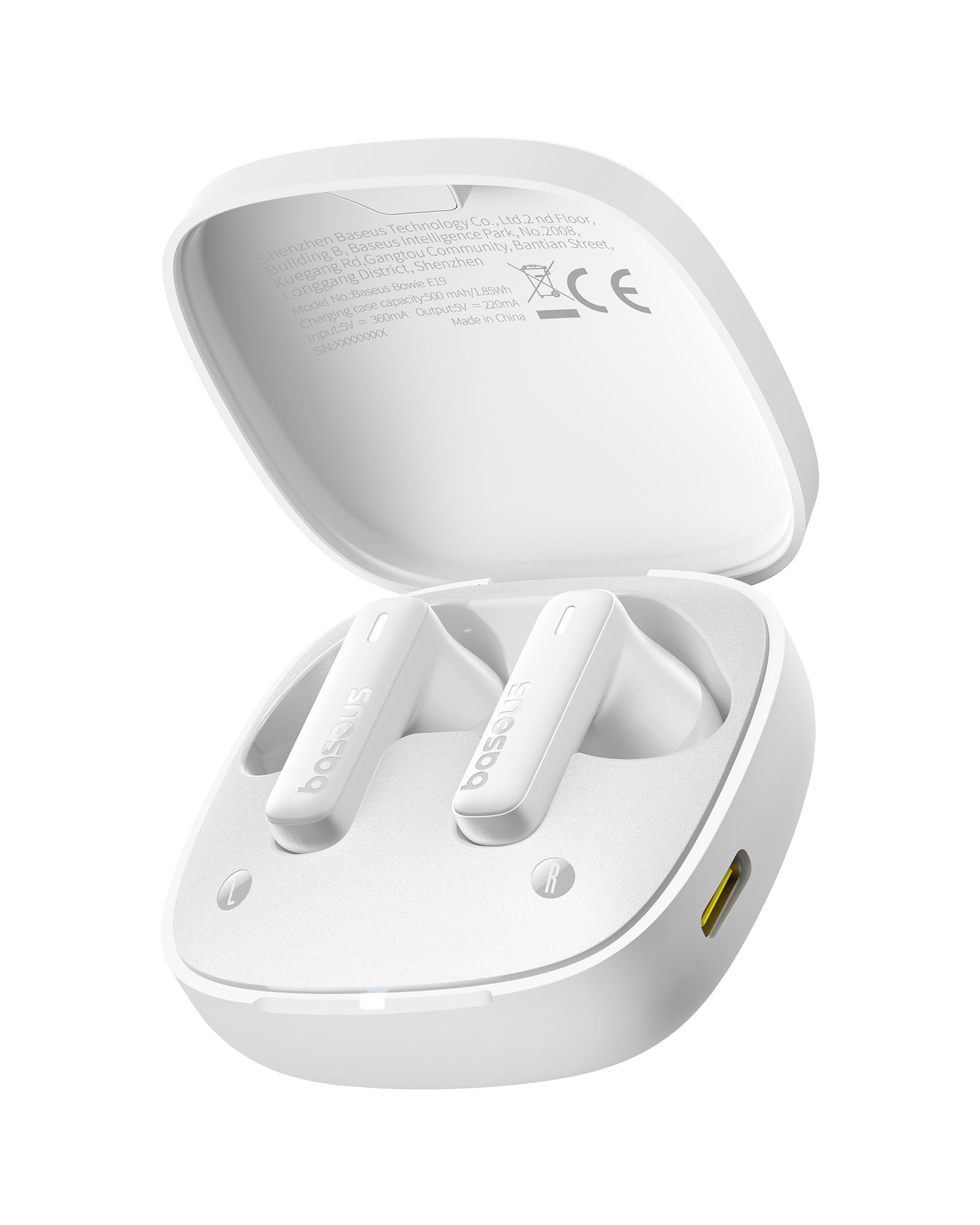Baseus Bowie E19 True Kablosuz Kulaklık,Beyaz : Amazon.com.tr: Elektronik