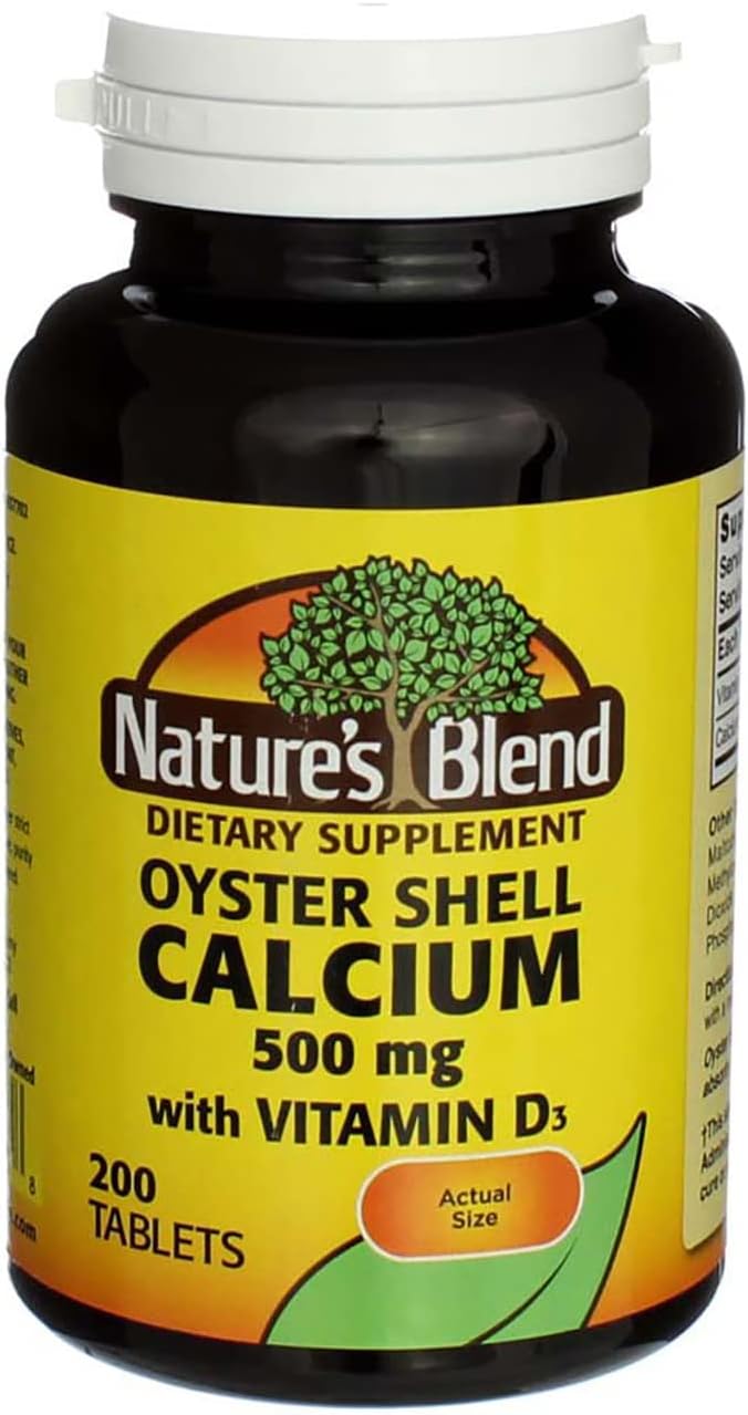 Amazon.com: Major Oyster Shell Calcium 500 mg - Daily Calcium ...