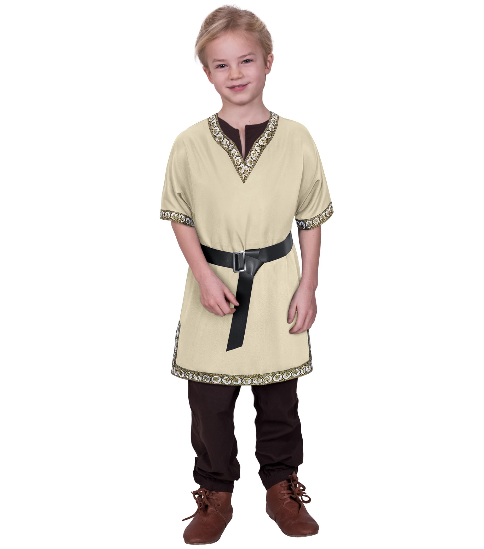 Snapklik.com : Kids Medieval Costume Boys Viking Tunic Knight Warrior ...