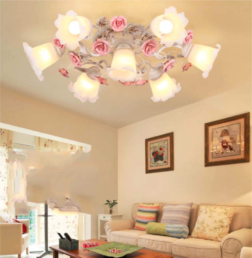 Rose Light Living Rooms