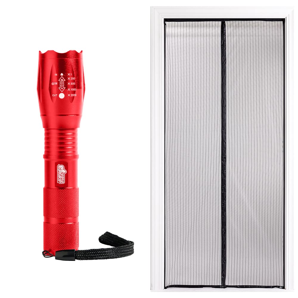 Amazon.com: Gorilla Grip LED Tactical Flashlight and Magnetic Screen ...