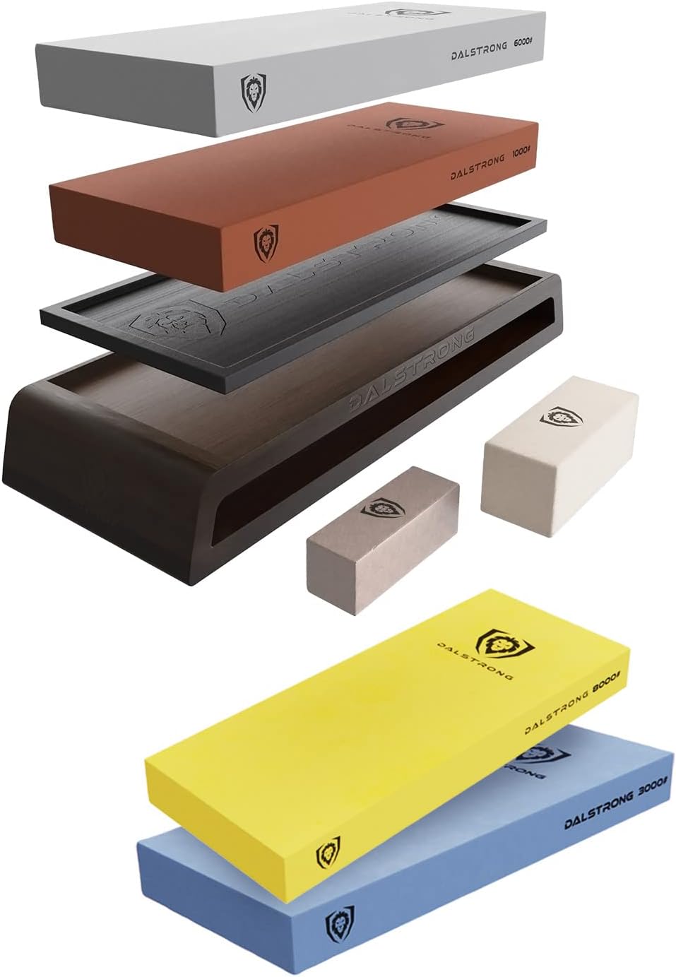 Amazon.com: Dalstrong Premium Whetstone Kit -#1000#6000 Bundled with ...
