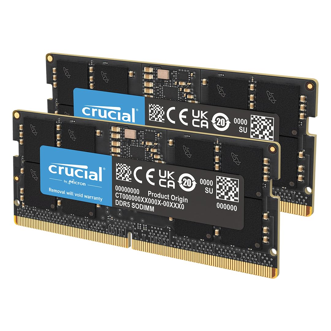 Crucial RAM 32GB Kit 2x16GB DDR5 5600MHz of 5200MHz Of 4800MHz