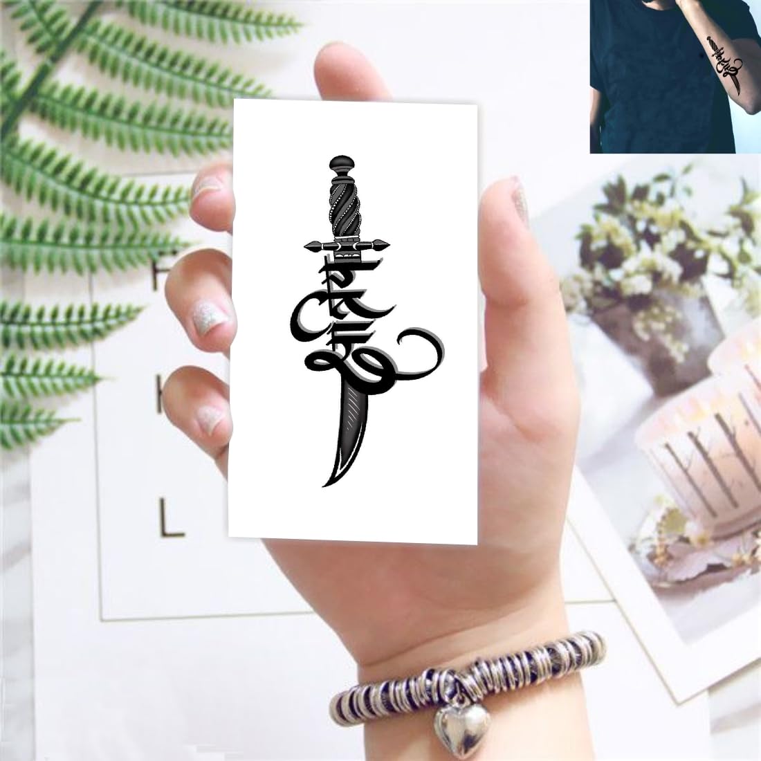 Temporary Tattoowala Kshatriya With Sword Tattoo Temporary Tattoo ...