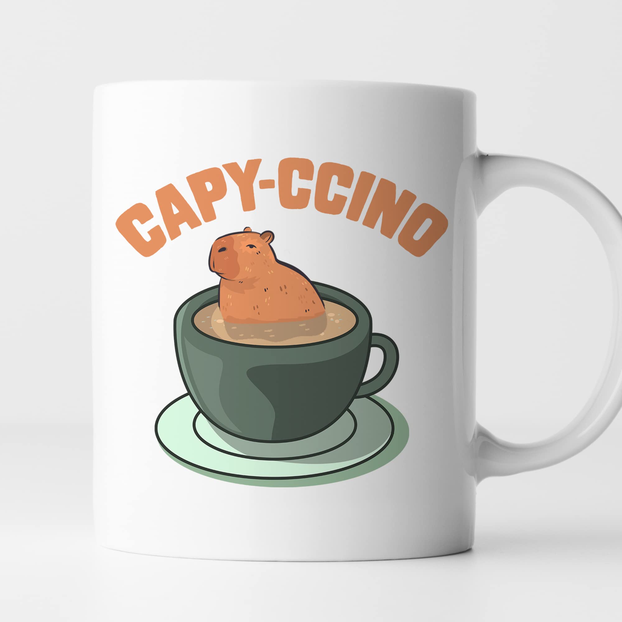 Buy VIGAT Capy-ccino Coffee Mug, Funny Capybara Mug, Cute Capybara Tea ...