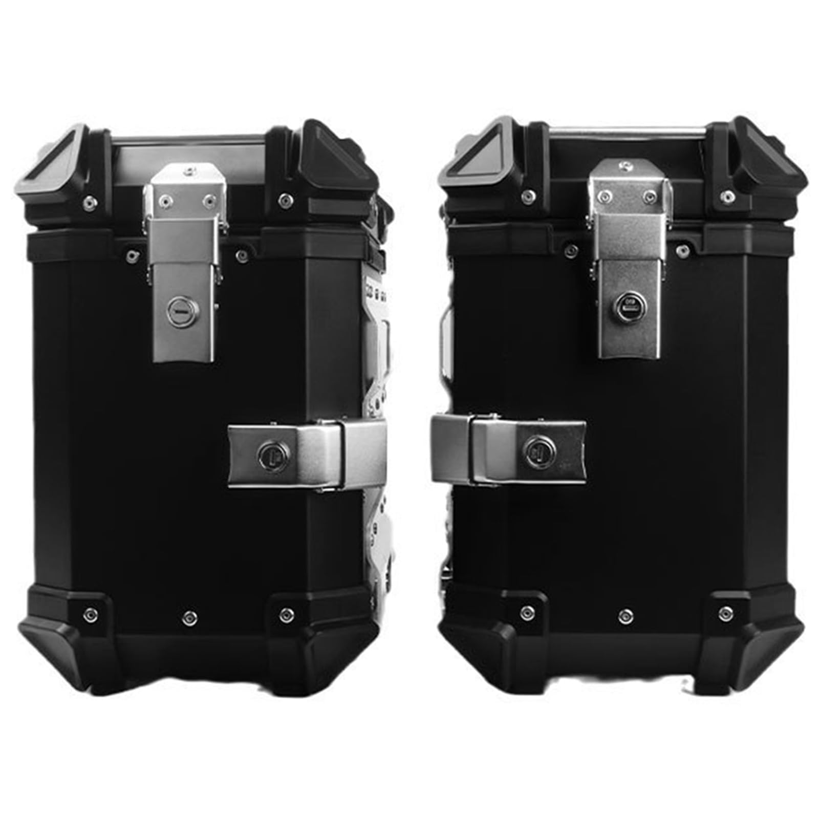 Amazon.com: Generic 2 Pcs Side Case for Motorcycle, 38L Capacity Tail ...